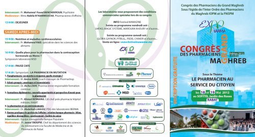 L 'ENSEIGNEMENT DE LA PHARMACIE AU - Pharmaciema