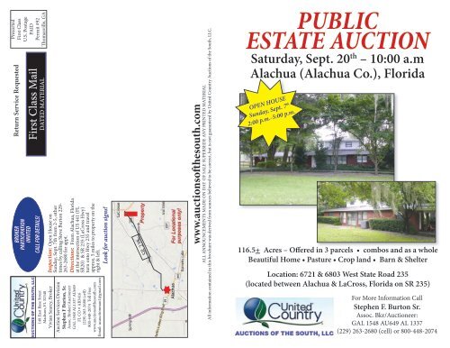 PUBLIC ESTATE AUCTION