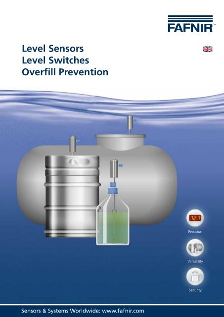 Level Sensors Level Switches Overfill Prevention - FAFNIR Gmbh