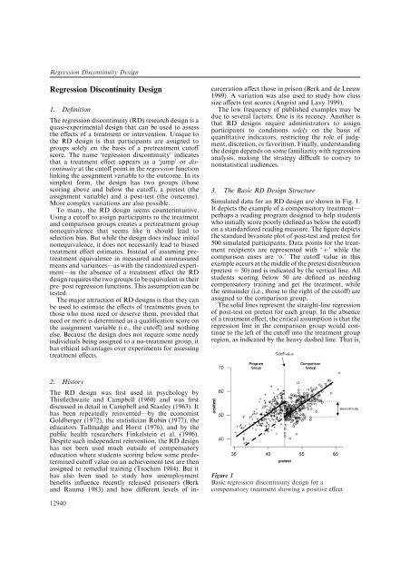 Regression Discontinuity Design