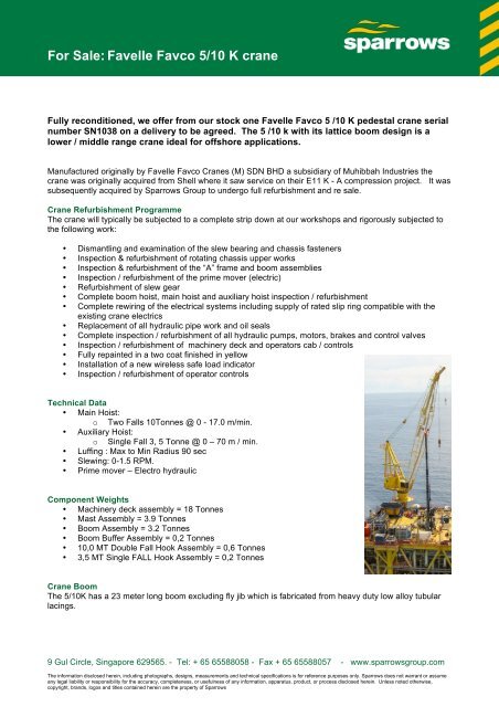 Favelle Favco Logo The World's Largest Luffing Jib Tower Crane, The