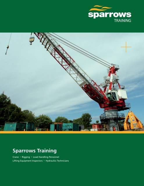Sparrows Training 8 page brochure (US version)