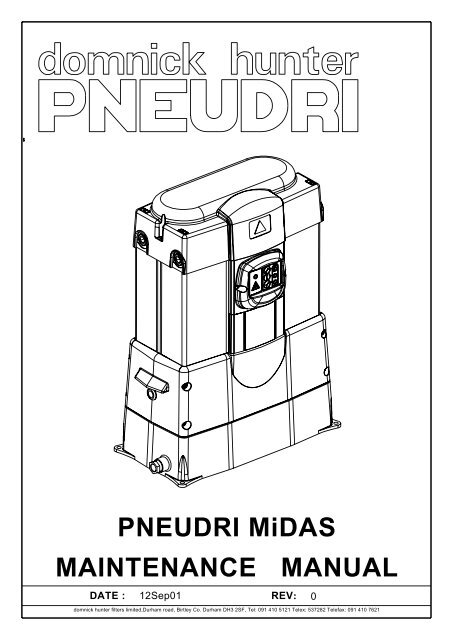 PNEUDRI MiDAS MAINTENANCE MANUAL - Envirotronics