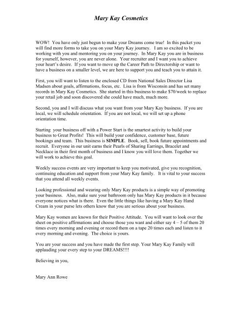 Training Packet 2 - MyUnitSite.com