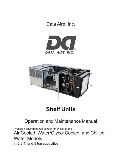 Installation, Operation and Maintenance Manual - Data Aire
