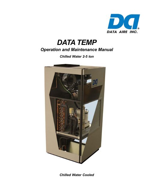 DATA TEMP Operation and Maintenance Manual - Data Aire