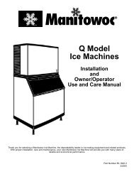 QM45 Series Ice Machines â Installation, Use, Care, And