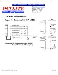 Patlite Corporation - LU7 Wiring Diagrams - Parts Procurement