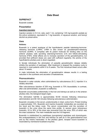 MINIRIN SOLUTION FOR INJECTION - Medsafe