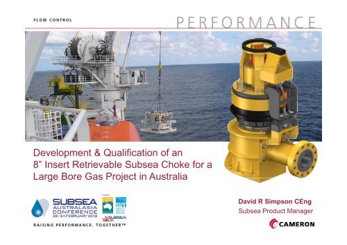 David Simpson - Cameron - Subsea UK