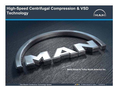 High-Speed Centrifugal Compression & VSD Technology