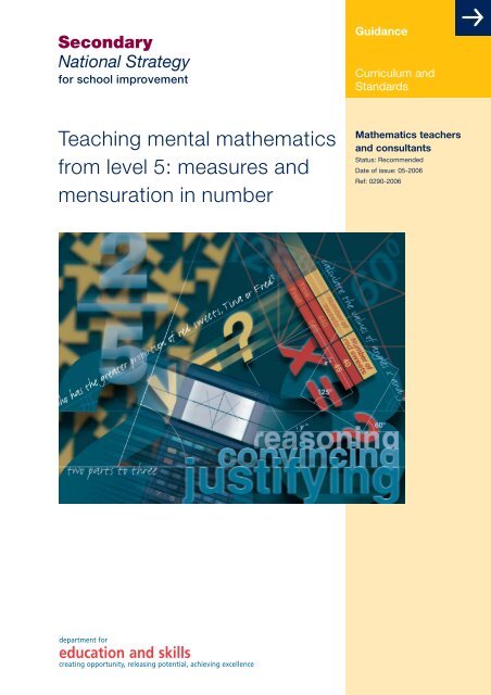 measures and mensuration in number - Suffolk Maths