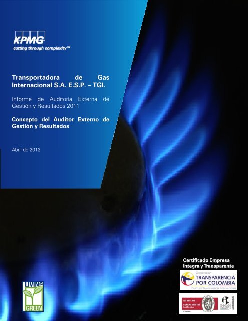 Transportadora de Gas Internacional SAESP â TGI. - Sistema Unico ...