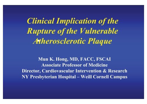 Clinical Implications - summitMD.com