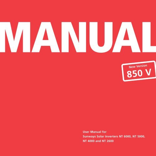 solar inverters - Sunways AG