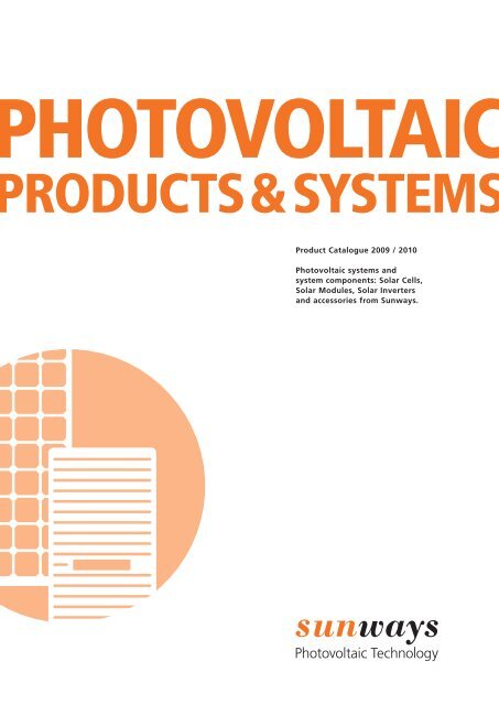 PRODUCTS& - Sunways AG