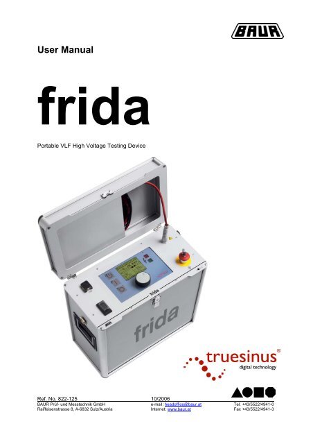 Portable VLF High Voltage Testing Device - Belmet