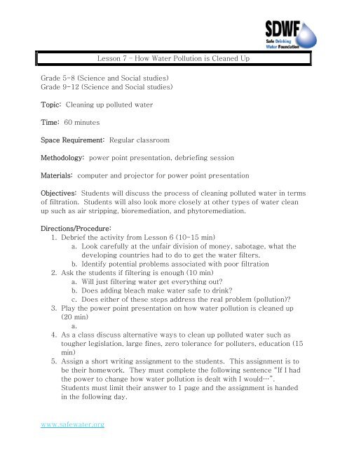 What Are The 7 Types Of Water Pollution - Infoupdate.org