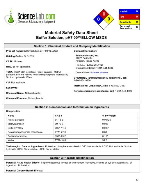 pH 7 Buffer Solution