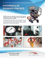 MXT and SA CHARTs NM - HYTORC