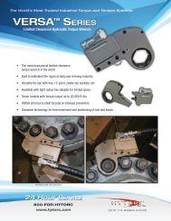 MXT and SA CHARTs NM - HYTORC