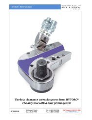 MXT and SA CHARTs NM - HYTORC