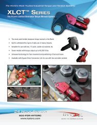 MXT and SA CHARTs NM - HYTORC