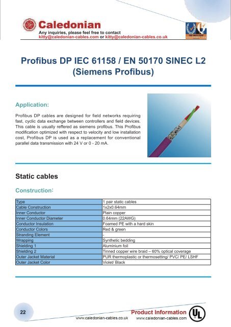 Profibus DP IEC 61158 / EN 50170 SINEC L2 (Siemens Profibus)