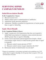 Individual Chart Measurement Tool: - Surviving Sepsis Campaign