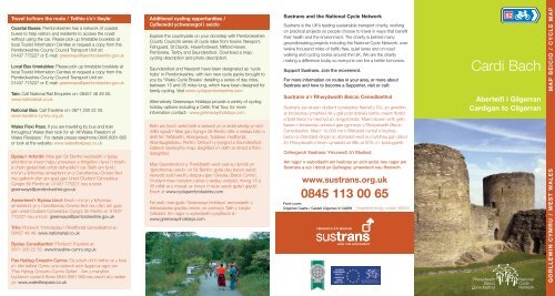 Cardi Bach route leaflet - Sustrans