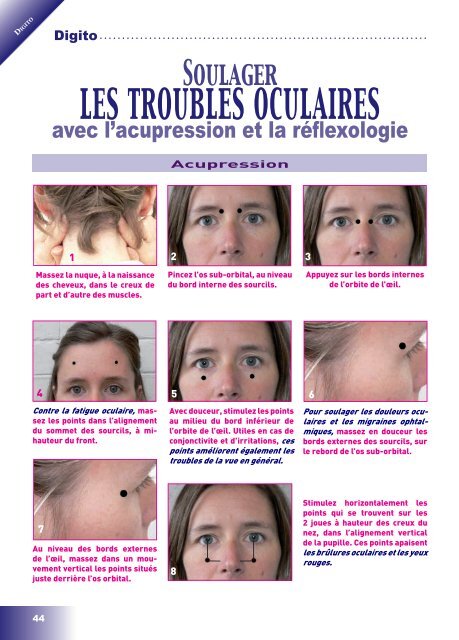 les troubles oculaires