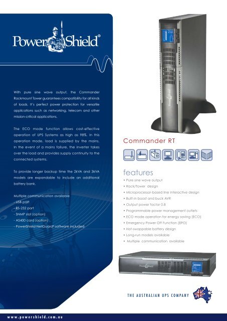 PowerShield Commander RT Brochure