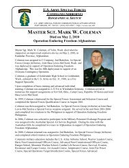 SWCS Academic Handbook - U.S. Army Special Operations ...