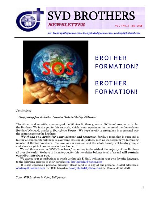 SVD BROTHERS - SVD-Curia