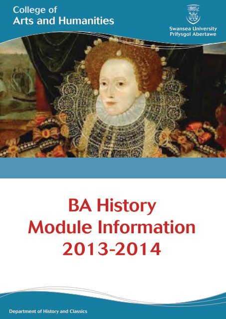 BA History Module Information 2013