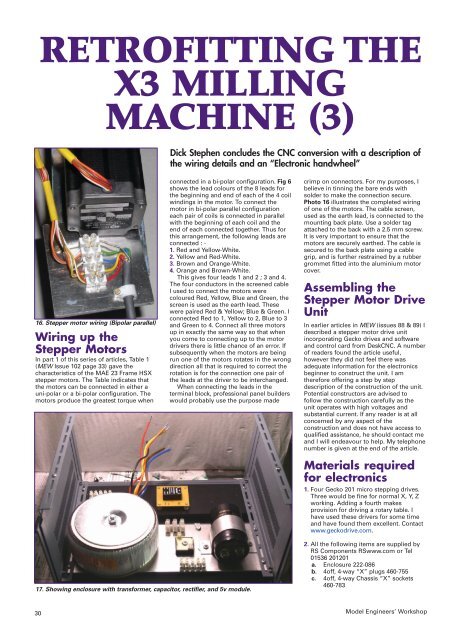 RETROFITTING THE X3 MILLING MACHINE (3) - Arc Euro Trade Ltd