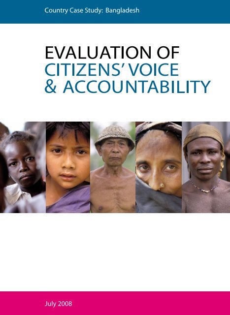 Country Case Study: Bangladesh