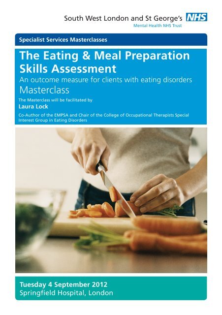 The Eating & Meal Preparation Skills Assessment - South West ...