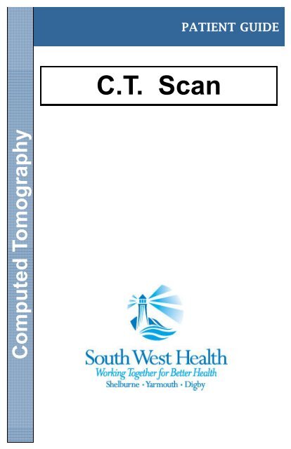 CT Scan pamphlet english - nshealth.ca