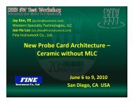 Probe Mark Inspection - Semiconductor Wafer Test Workshop