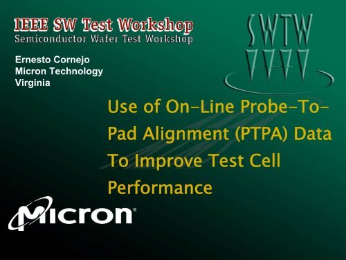 Title Slide - Semiconductor Wafer Test Workshop