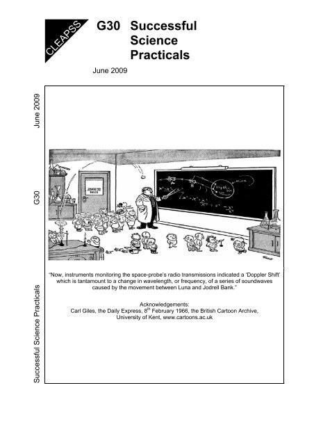 G30 Successful Science Practicals - CLEAPSS
