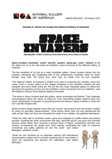 Space invaders - National Gallery of Australia