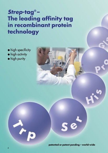 Strep-tag - molbiotech.uni-freiburg.de