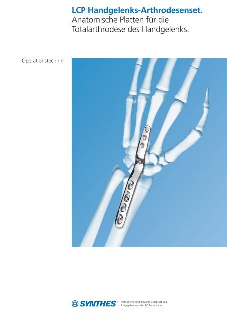 Operationstechnik - Synthes