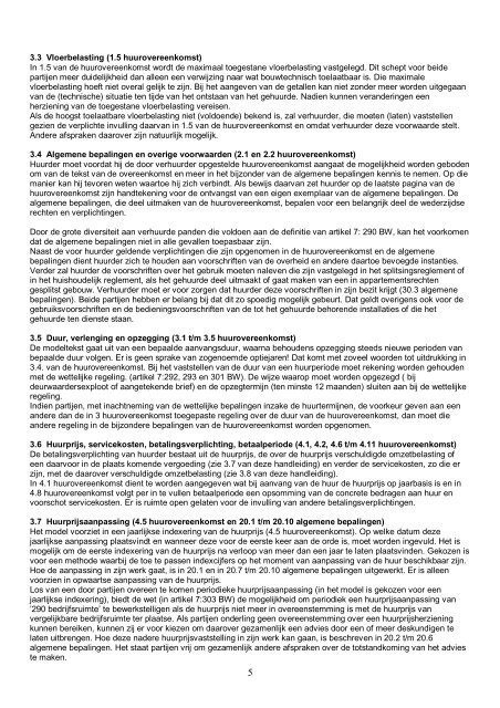 Huurovereenkomst 3.1 Het