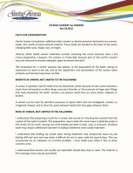 Frenectomy - Consent Form