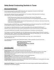 DeltaCare USA claim form - Delta Dental Insurance