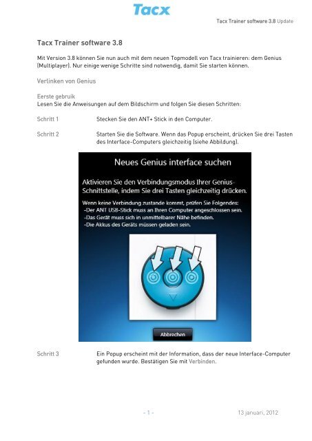 Tacx Trainer software 3.8