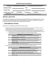 Sample board performance evaluation form - Center for Corporate ...